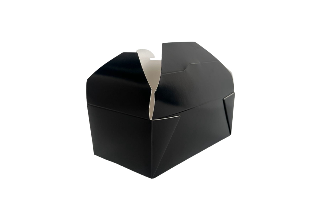 36oz Black No.3 Takeaway Boxes | Recyclable | My Packaging