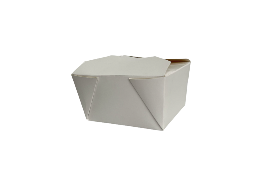 26oz White No.2 Takeaway Boxes | Recyclable | My Packaging