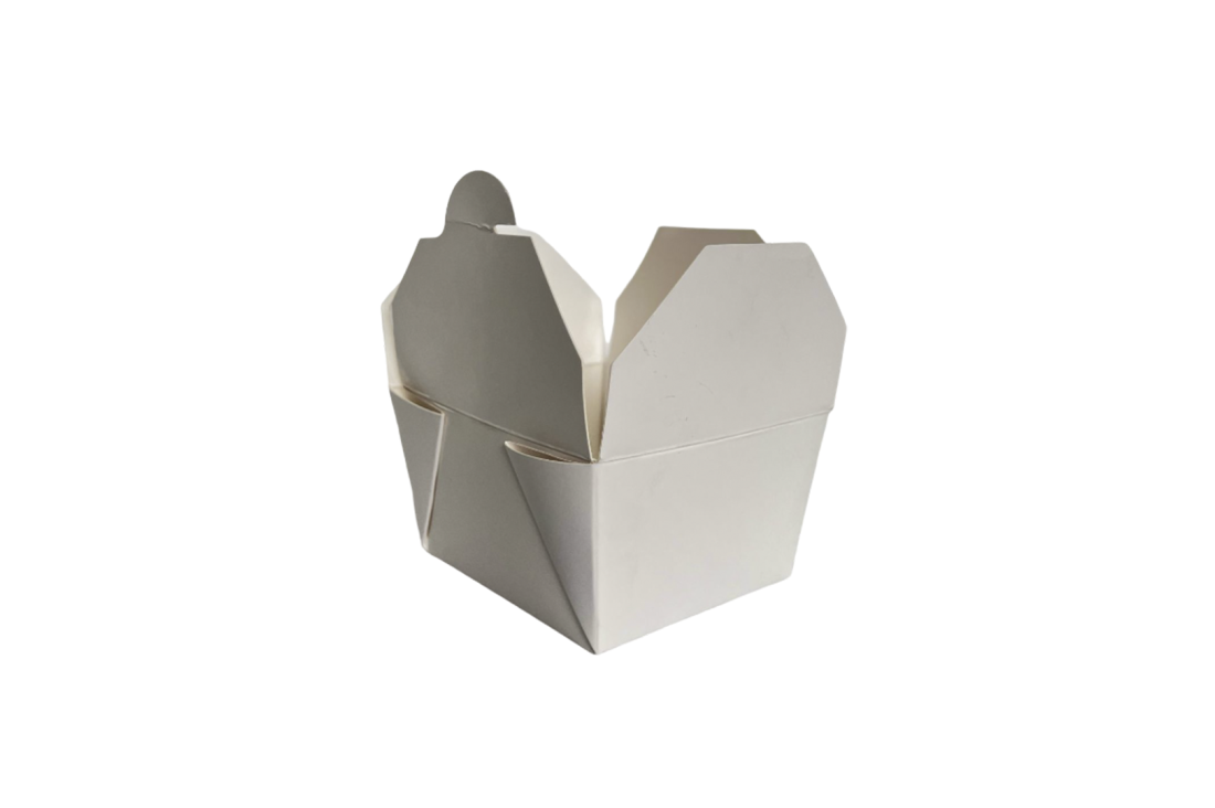 26oz White No.2 Takeaway Boxes | Recyclable | My Packaging