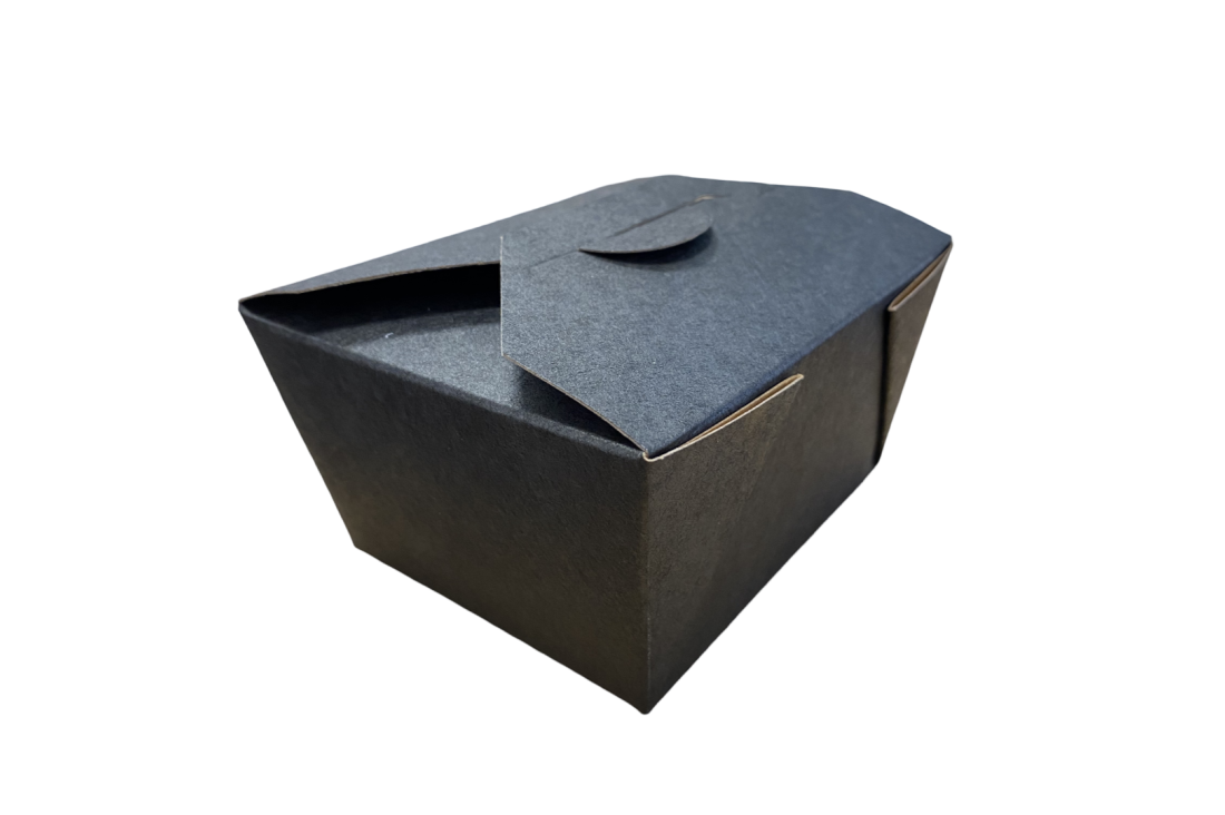 26oz Black & Brown/Kraft Food Containers | Recyclable | My Packaging