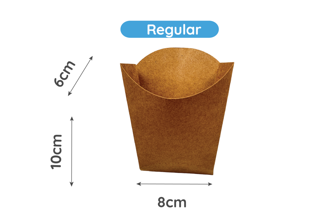 Regular Brown Kraft Chip Scoop | Recyclable | My Packaging